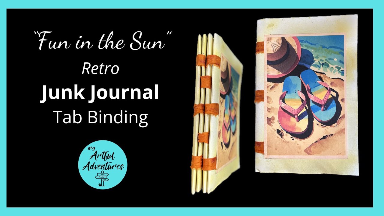 Tab-Bound Envelope Junk Journal - How to Bind - YouTube