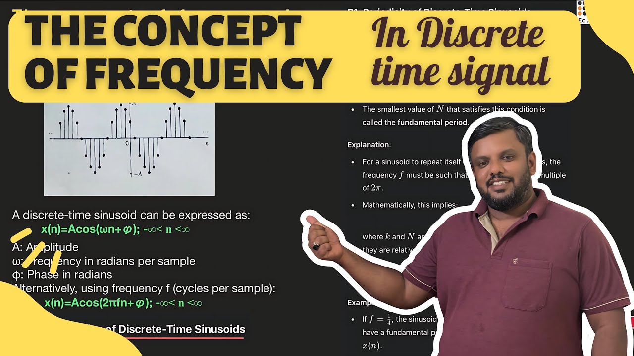 5. Concept of frequency in Discrete time signal || EC Academy - YouTube