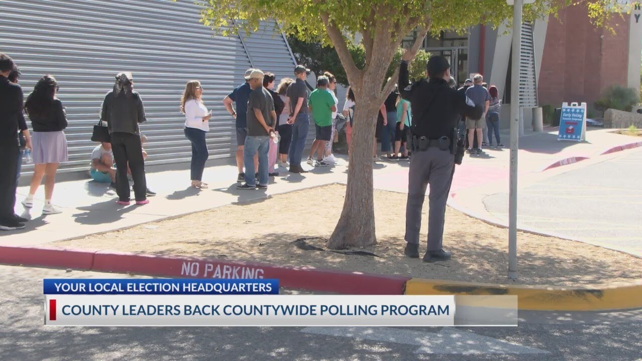Countywide polling program backed by EP County commissioners - YouTube