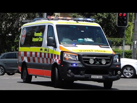 [NSW Ambulance] - Paramedic Intensive Care Car 912 Responding - YouTube