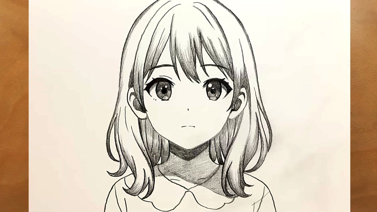 How to Draw a Cute Anime Girl Step by Step || Beautiful Anime Sketch ...