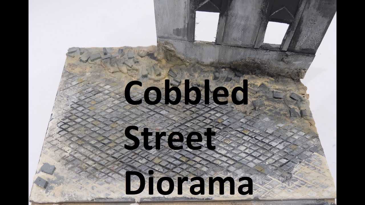 Cobbled Street Diorama for the Cromwell 1/35 scale tank - YouTube