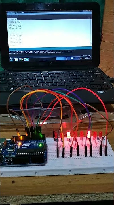 Belajar Dasar Arduino untuk Pemula Lampu Led Berjalan - YouTube