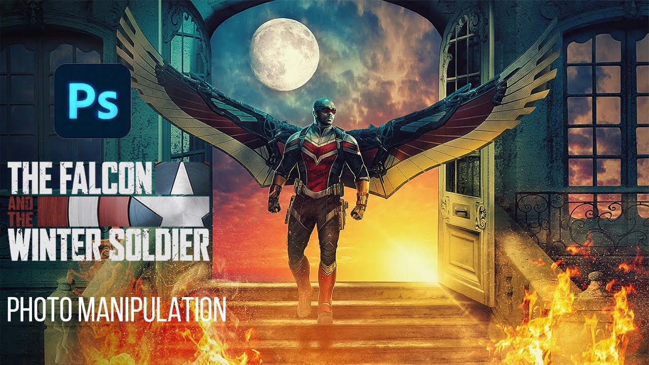 Photo Manipulation Tutorial in Photoshop - The Falcon & The Winter ...