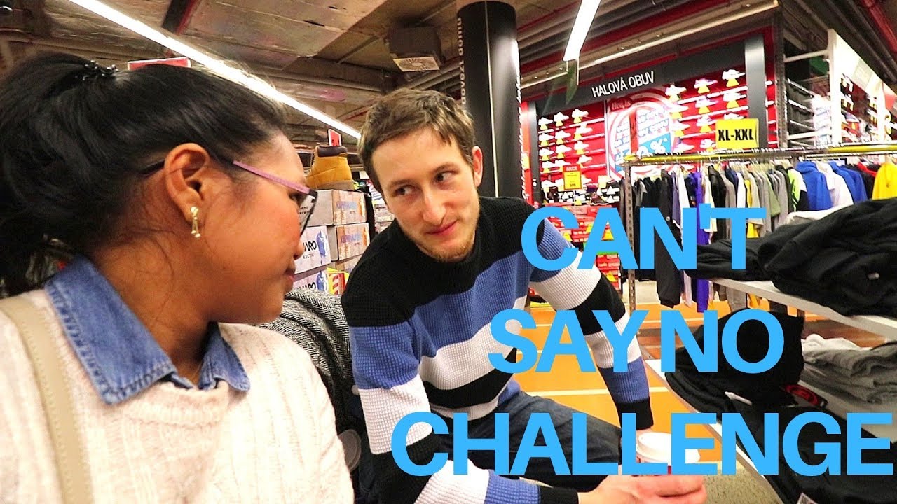 CAN'T SAY NO CHALLENGE + SHOPPING FOR BIRTHDAY PARTY - YouTube