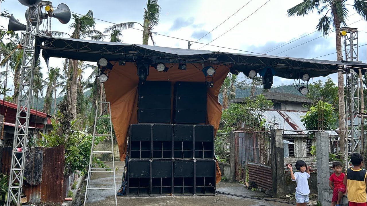 Sound System disco Set up Vlog #01 Delapaz Lights and Sound - YouTube