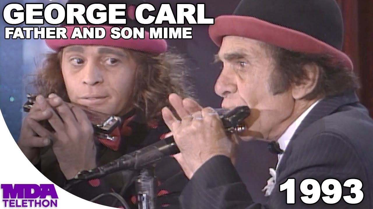 George Carl - Father and Son Mime | 1993 | MDA Telethon - YouTube