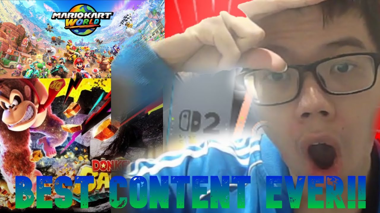 Reactions Nintendo Direct New Mario kart World!,New DK,DlC of Kirby ...
