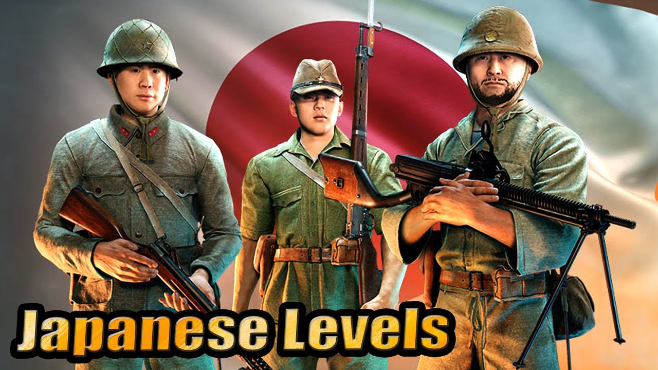 Japanese Levels - Pacific Campaign - Enlisted - YouTube