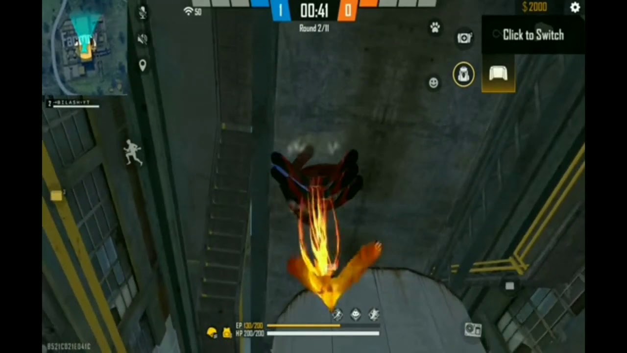 GAREENA FREE FIRE FAST GLOW WALL THROUGH - YouTube