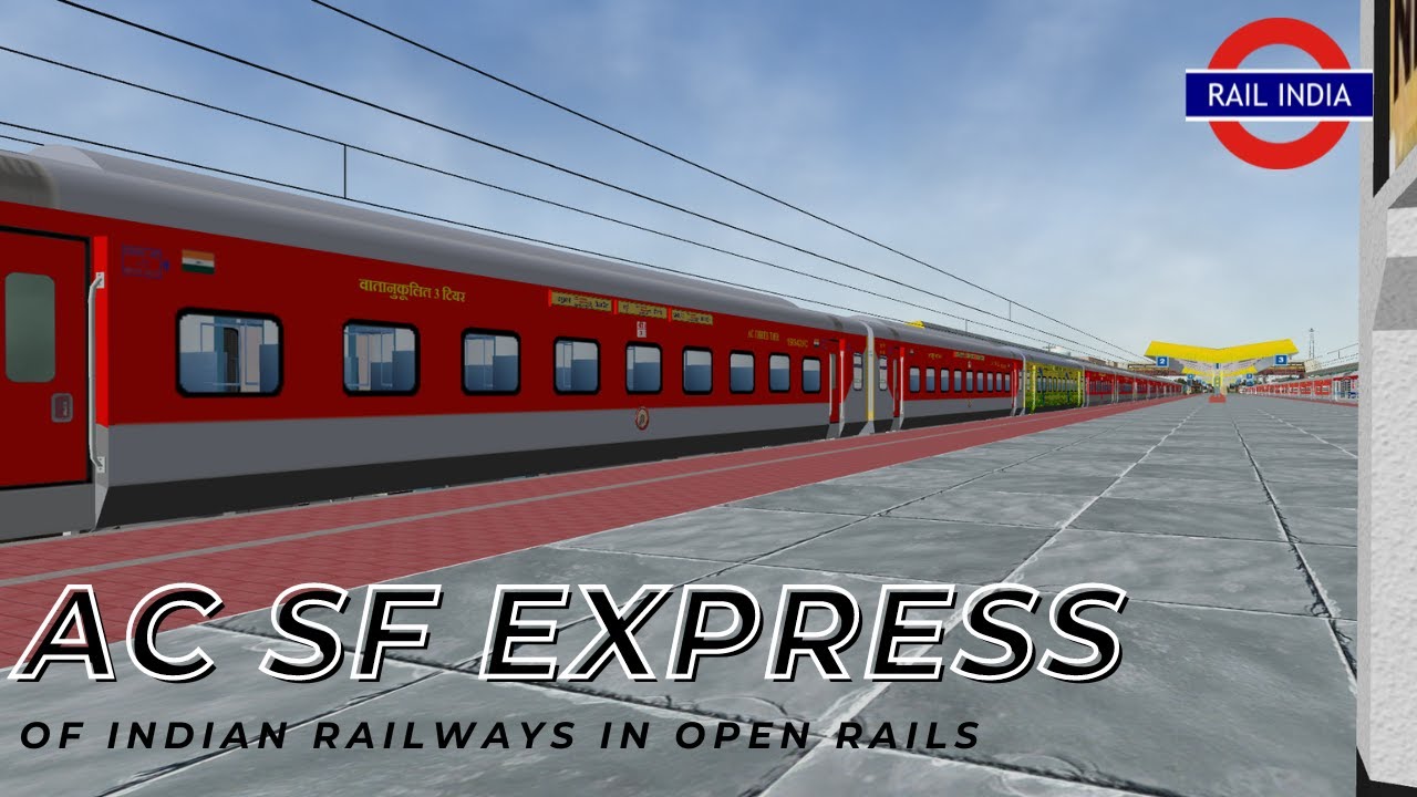 TOP 5 FASTEST AC SUPERFAST EXPRESS IN MSTS OPEN RAILS || IR-MSTS - YouTube