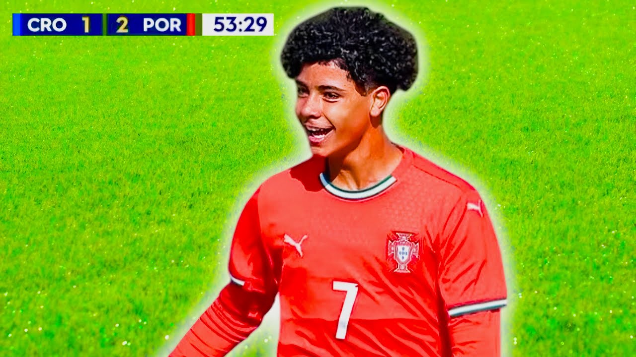 Cristiano Ronaldo Jr vs Croatia U15 | Final - YouTube