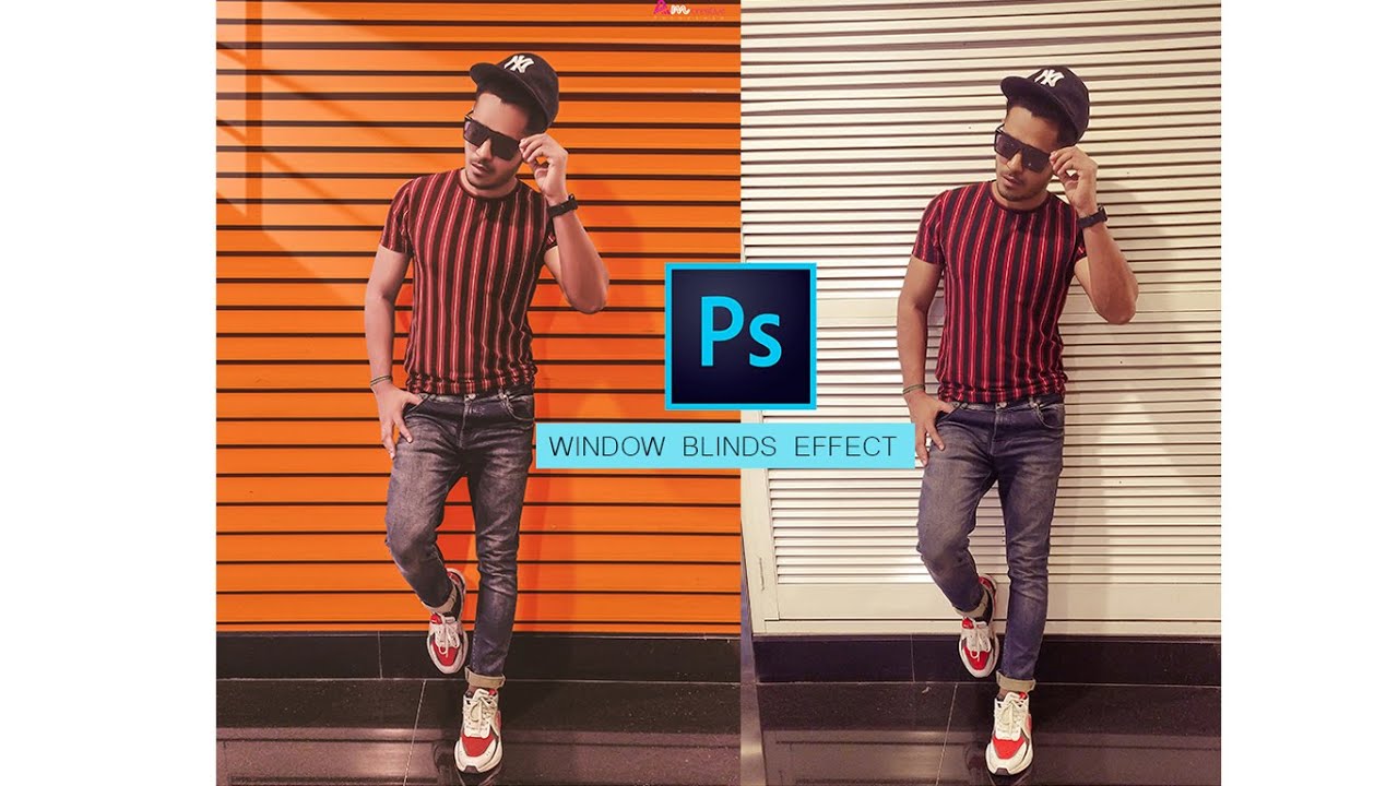 Photoshop Editing | Window Blinds Effect | Photoshop cc Tutorial - YouTube