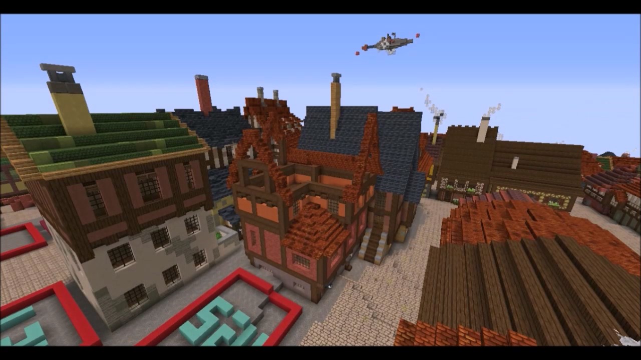 Build 2 ghibli project (minecraft) - YouTube