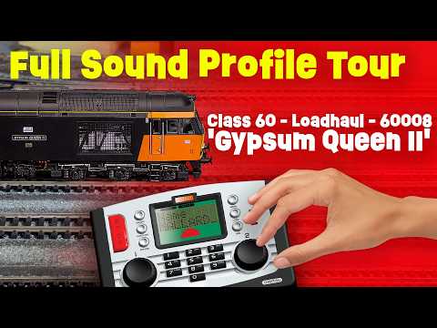 Hornby Class 60 'Gypsum Queen II' | FULL HM7000 Sound Profile Tour | Every Function