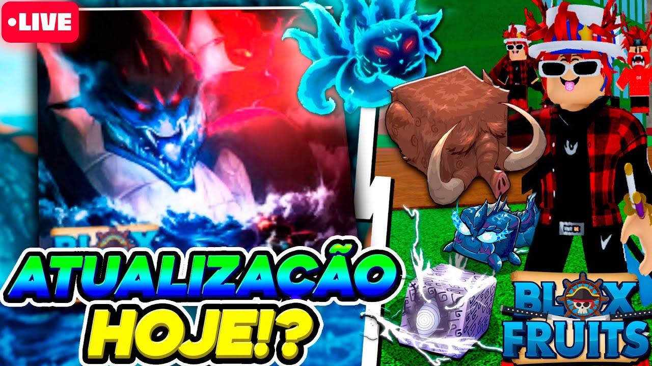 FINALMENTE ATUALIZAÇÃO do BLOX FRUITS HOJE!? ou SNEAK PEAK + SECRET ...