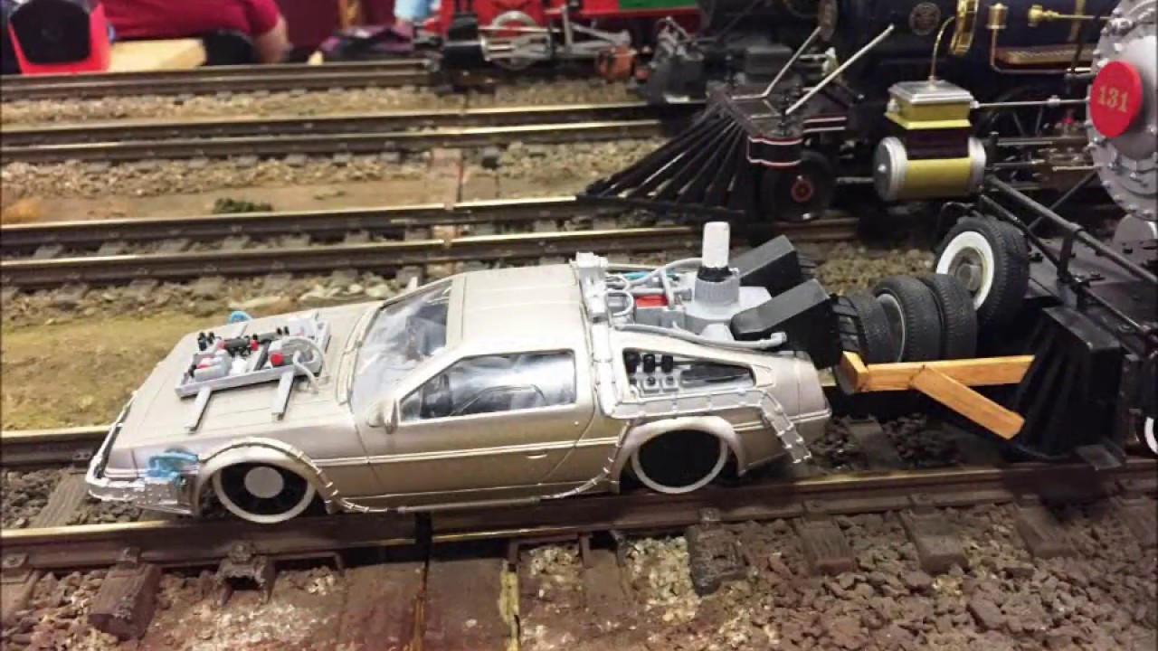 DeLorean at The Great Train Show - YouTube