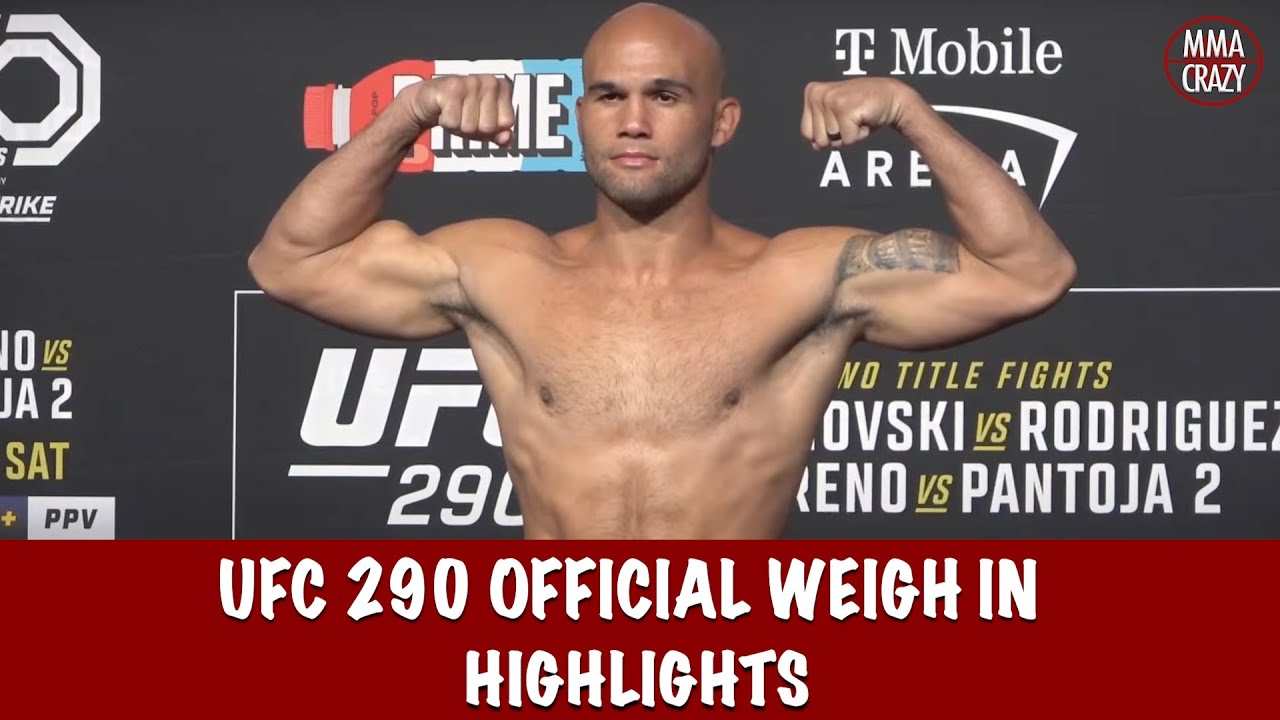 Full UFC 290 Official Weigh in Highlights - YouTube
