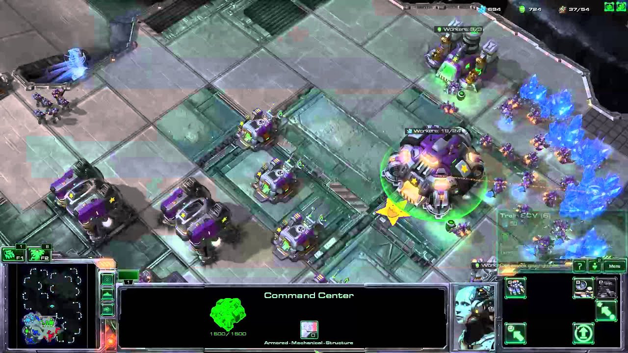 Starcraft 2 ranked game - YouTube