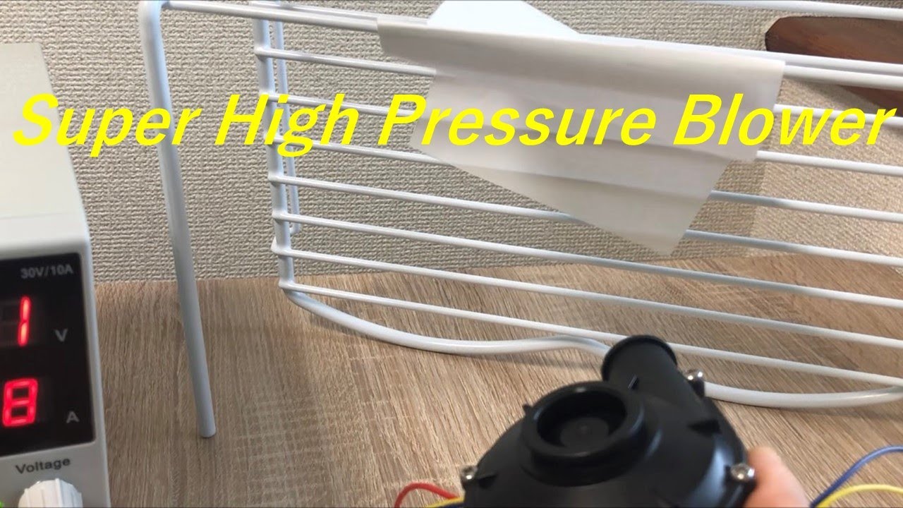 Performance of Super High Pressure small Radial Blower - YouTube