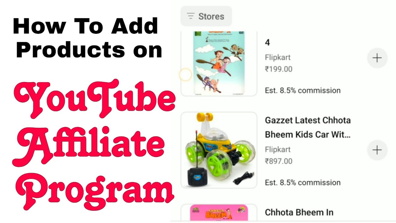 How To Add Products Links on Your Video on YouTube Affiliate Program ...