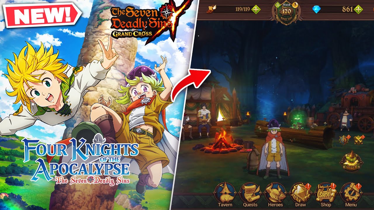 4KOA UPDATE IN 2 WEEKS! NEW TAVERN REVEALED! | Seven Deadly Sins: Grand ...