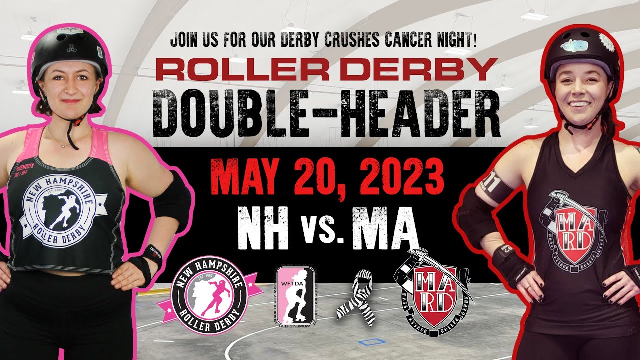 NH ROLLER DERBY vs MASS ATTACK ROLLER DERBY - DOUBLE HEADER - YouTube