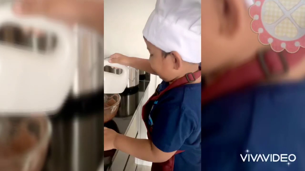 Baking with kids - YouTube