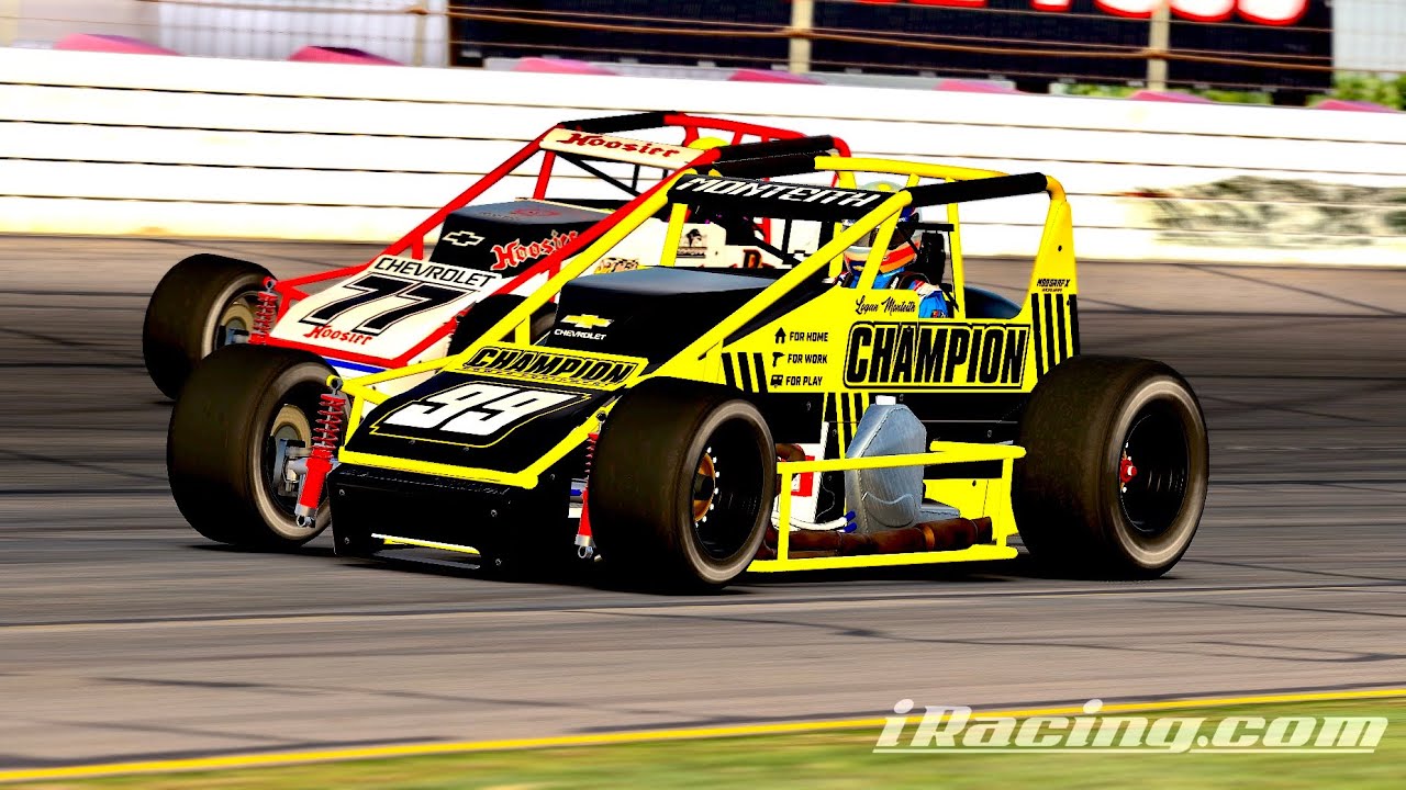 iRacing Sprint Cars at IRP (K5 Championship) - YouTube