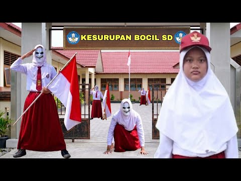 GAWAT !! CHIKA KESURUPAN HANTU ANAK SD UPACARA | CHIKAKU FAMILY