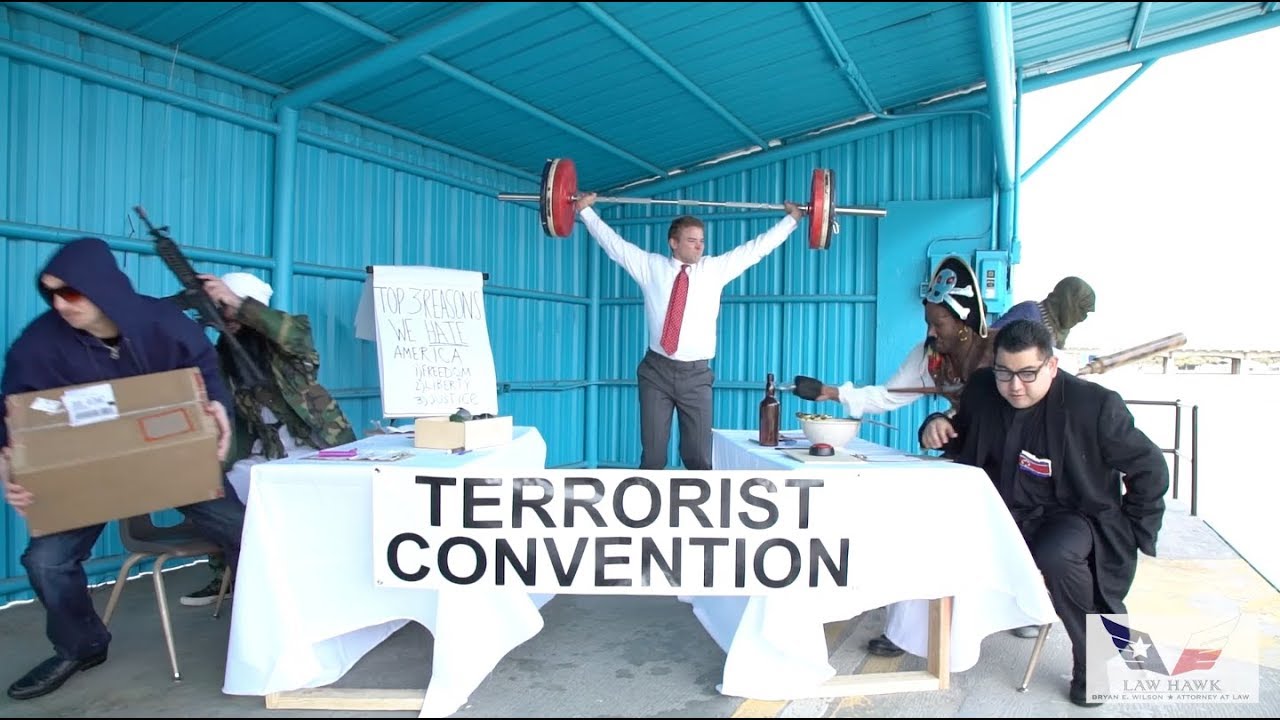 Bryan Wilson, Texas Law Hawk Invents New Olympic Sport - YouTube