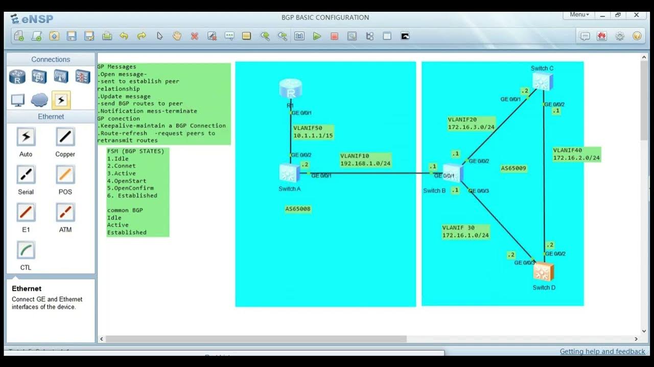 Configuring Basic BGP Functions - YouTube