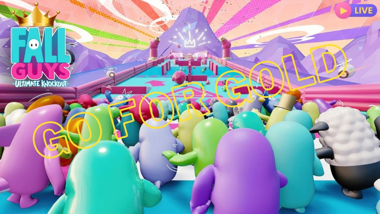 🔴gettin' them crowns baby! | Fall Guys: Ultimate Knockout - YouTube