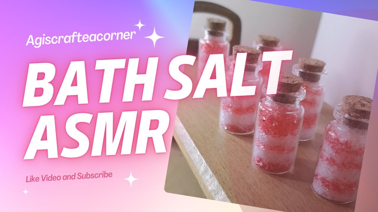 Bath Salt ASMR - YouTube