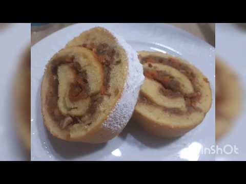 ELMALI  RULO KEK / PAMUK GİBİ ELMALI KEK TARİFİ|ELMALI KEK NASIL YAPILIR?