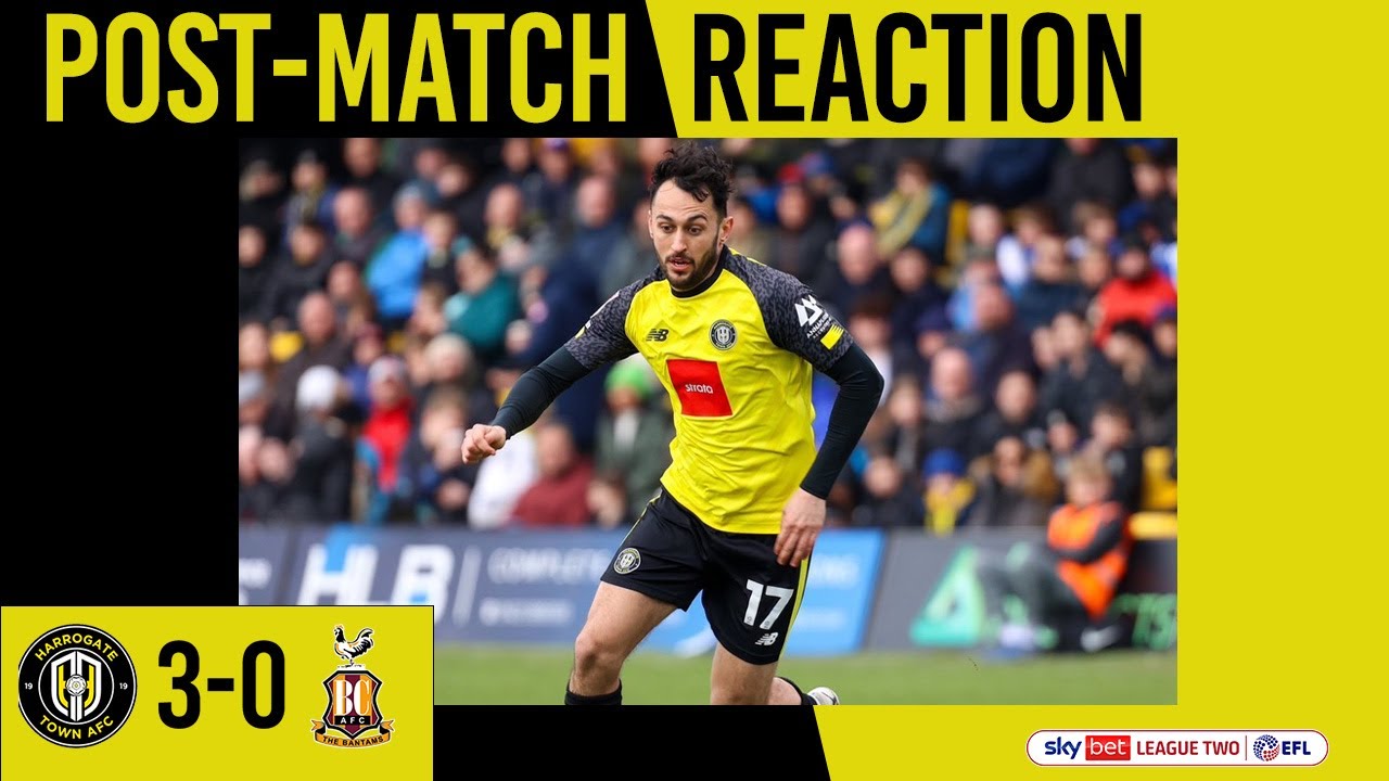 POST-MATCH 📺 // Levi Sutton reacts after victory over Bradford - YouTube