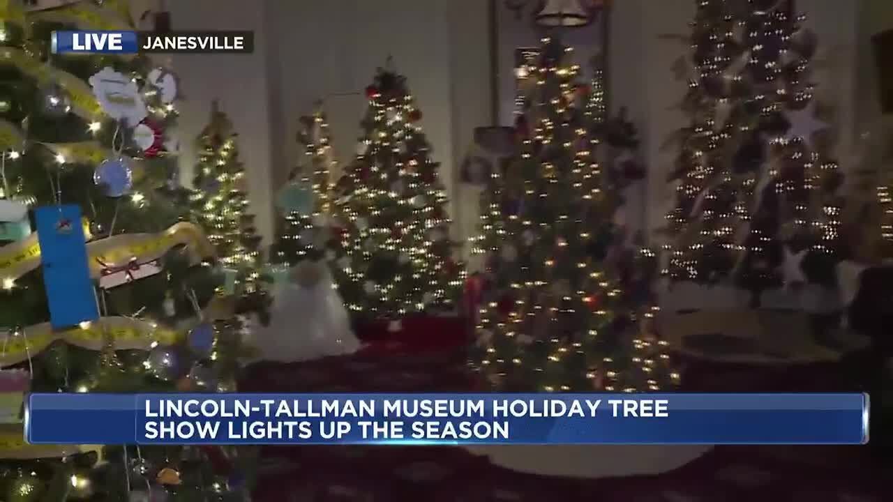 Lincoln-Tallman Museum Holiday Tree Show lights up the season - YouTube