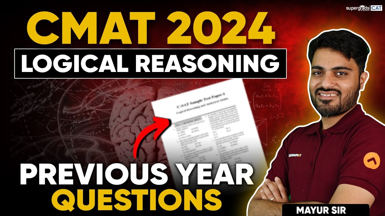CMAT 2024 Exam Preparation | Logical Reasoning Previous Year Questions ...