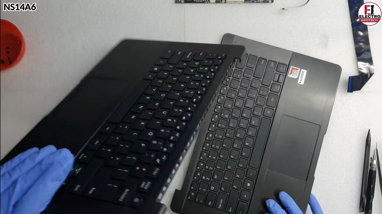 How to replace Keyboard AVITA PURA NS14A6 / Disassembly And Assembly ...
