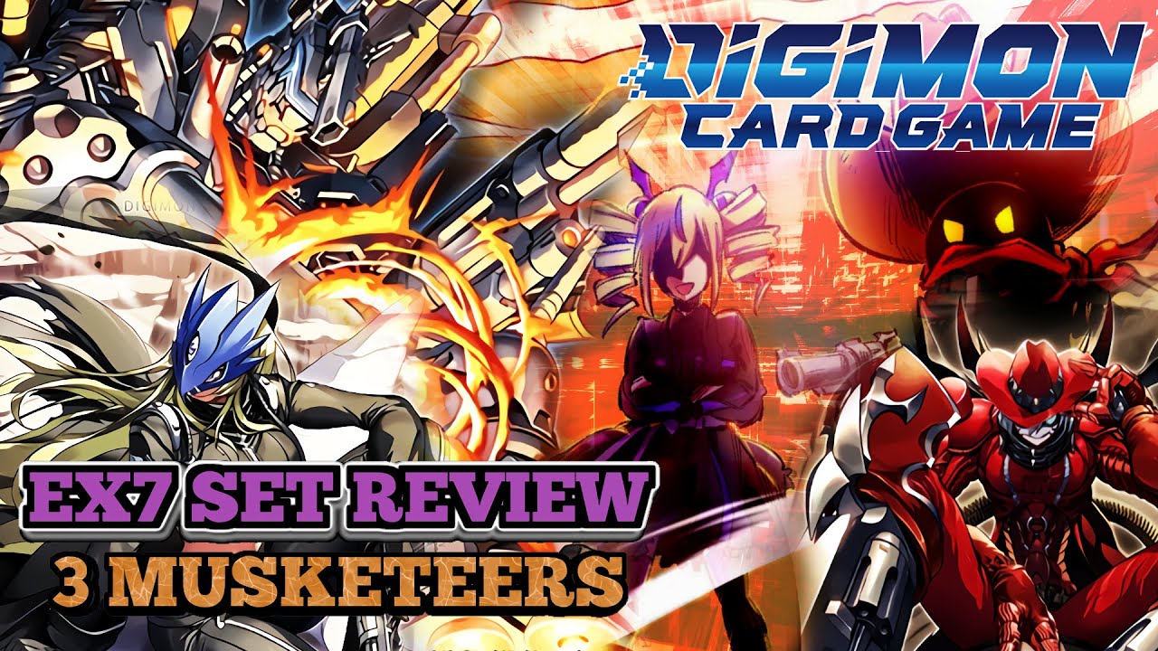 Digimon TCG | EX7 - Set Review - Digimon Liberator [Three Musketeers ...