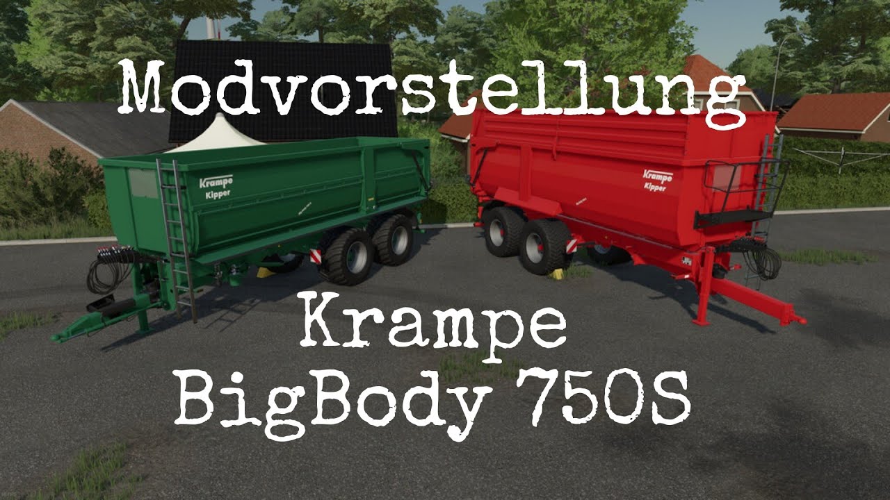 LS22 Mods (Ps4) Krampe BigBody 750S Modvorstellung (Ps4,Ps5,Xbs,Xb1,PC ...