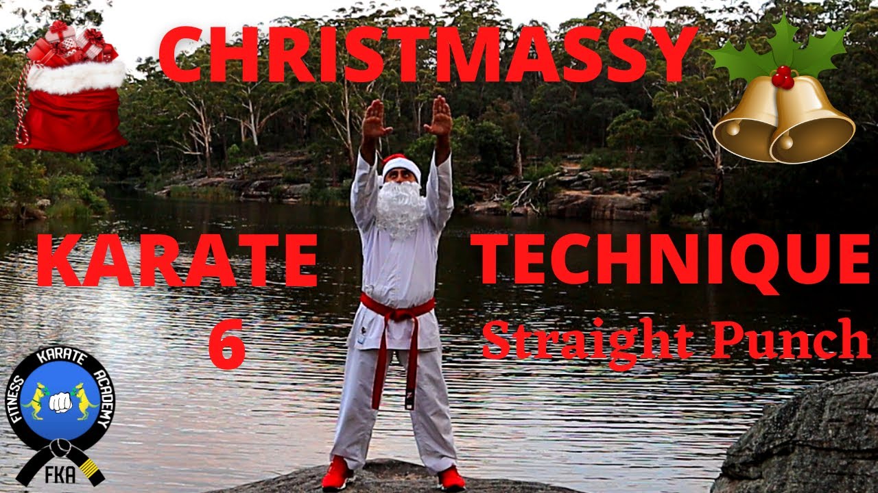 How to learn Karate with Santa? Christmassy Karate Techniques 6 - YouTube