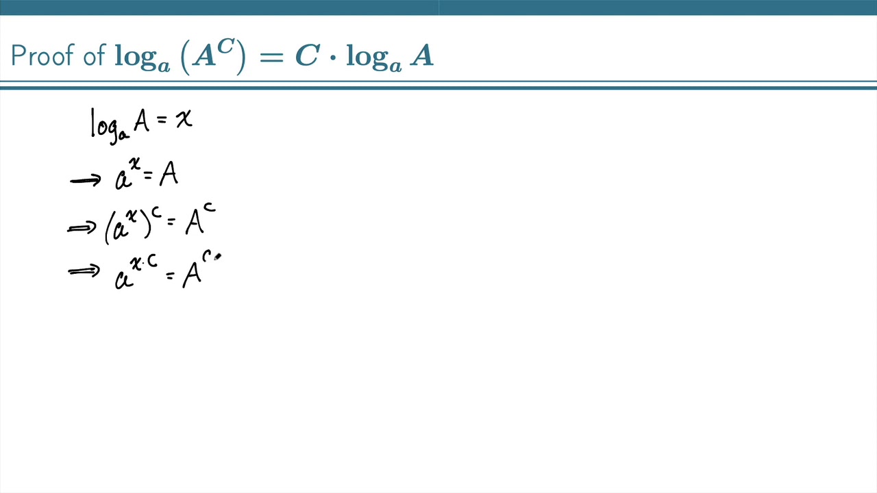 Proof Of Third Logarithm Law YouTube proof-of-third-logarithm-law-youtube