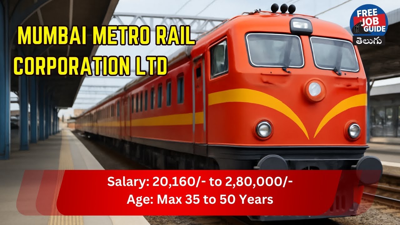 MMRCL Recruitment 2025 | Mumbai Metro Rail Job Vacancy | Apply Online ...