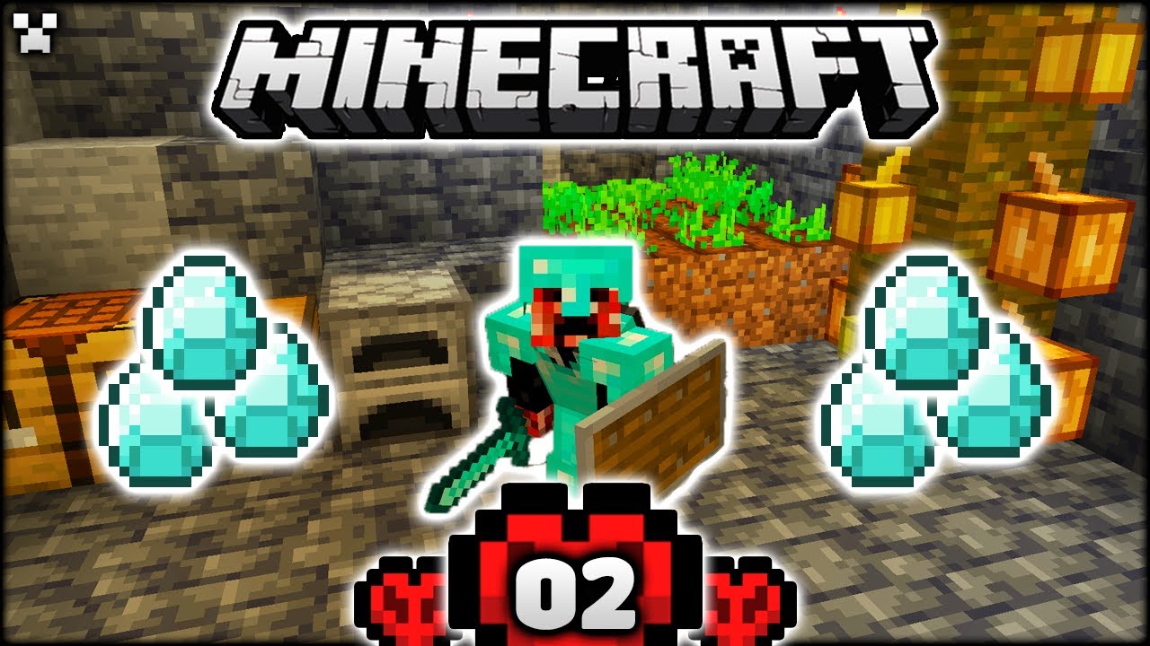 Super EASY Diamonds! - Minecraft Hardcore 1.17 #2 (Minecraft Survival ...