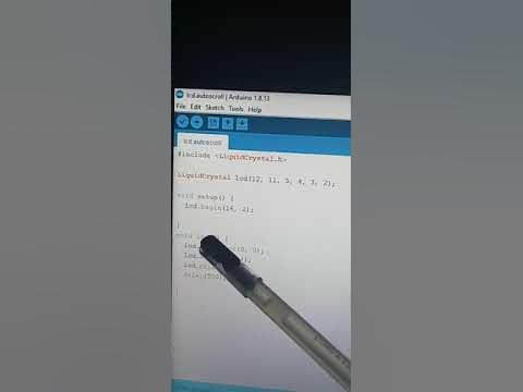 LCD Program lcd.autoscroll () - LCD Data Entry #9 - #short - YouTube