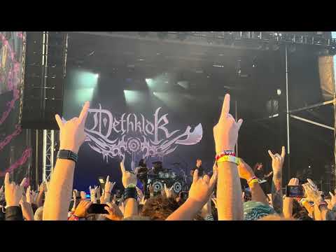 Dethklok deththeme intro live at louder than life 2023 - YouTube