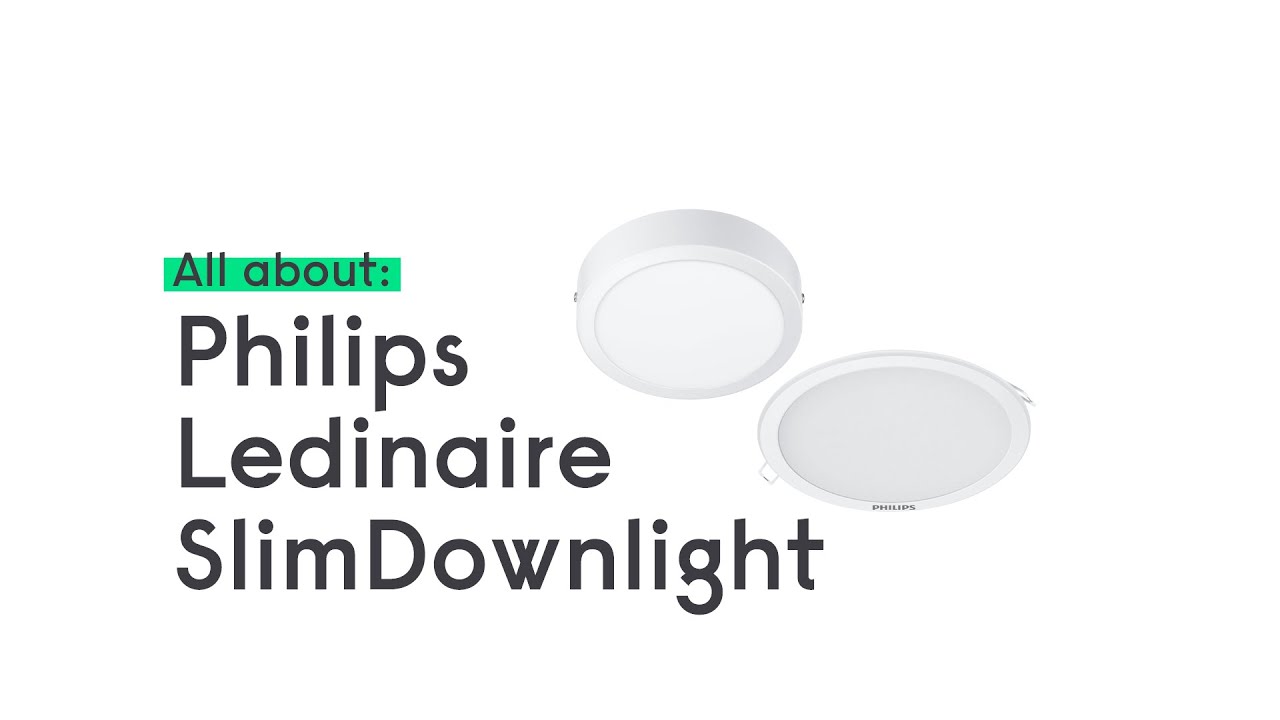 Philips Ledinaire slim downlight - YouTube