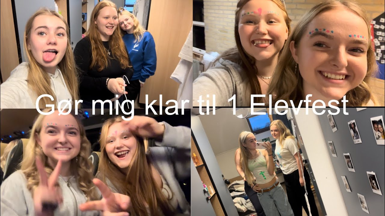 Gør jer klar til 1 Elevfest med mig🪩🎉 - YouTube