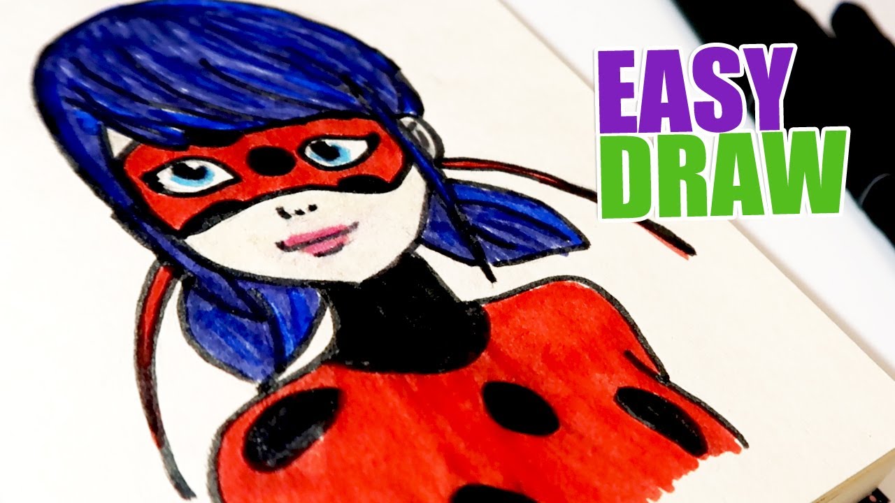 relax drawing | Miraculous / How to Draw Ladybug | try art with cat ...
